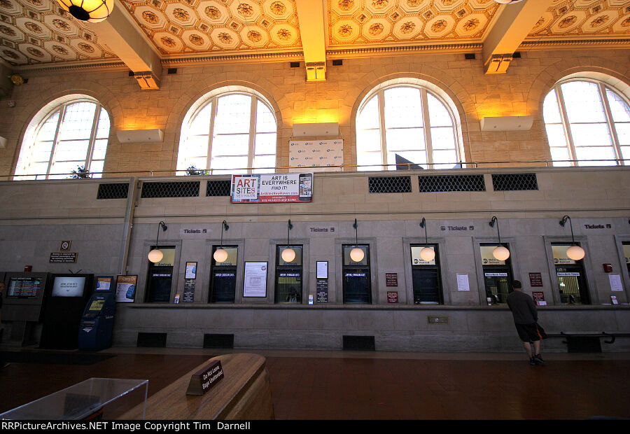 Union Station interior facing east